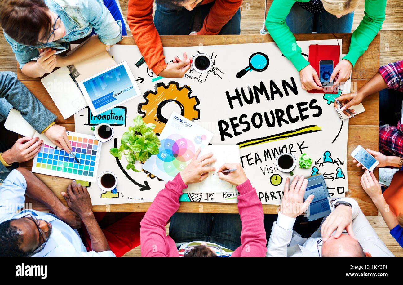 Human Resources Employment Job Recruitment Profession Concept Stock ...