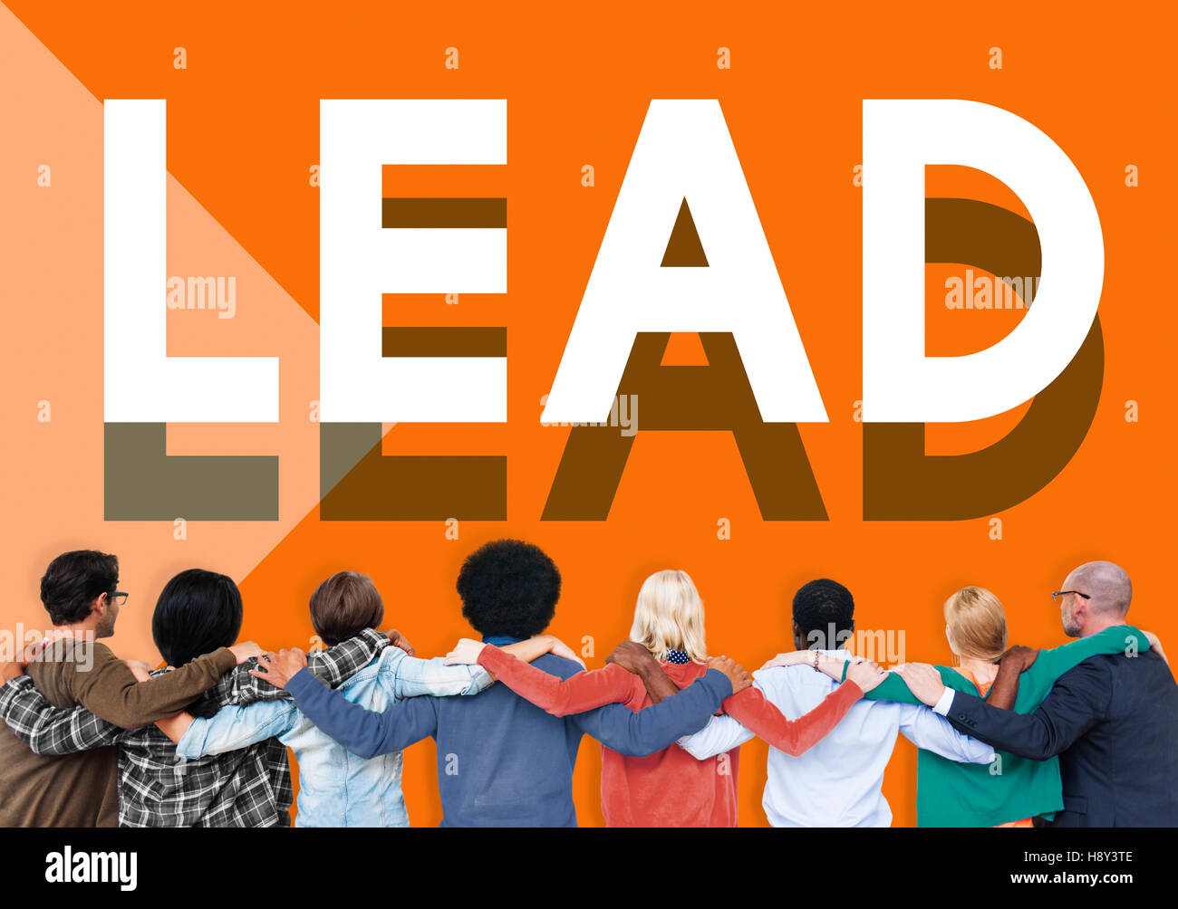 Team Support Lead Leadership Marketing Concept Stock Photo - Alamy