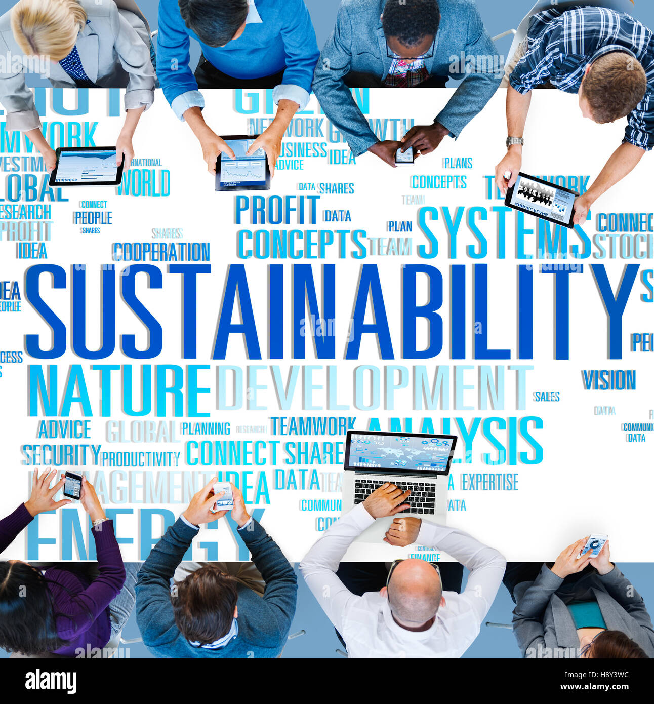 Sustainability Environmental Conservation Ecology Concept Stock Photo ...