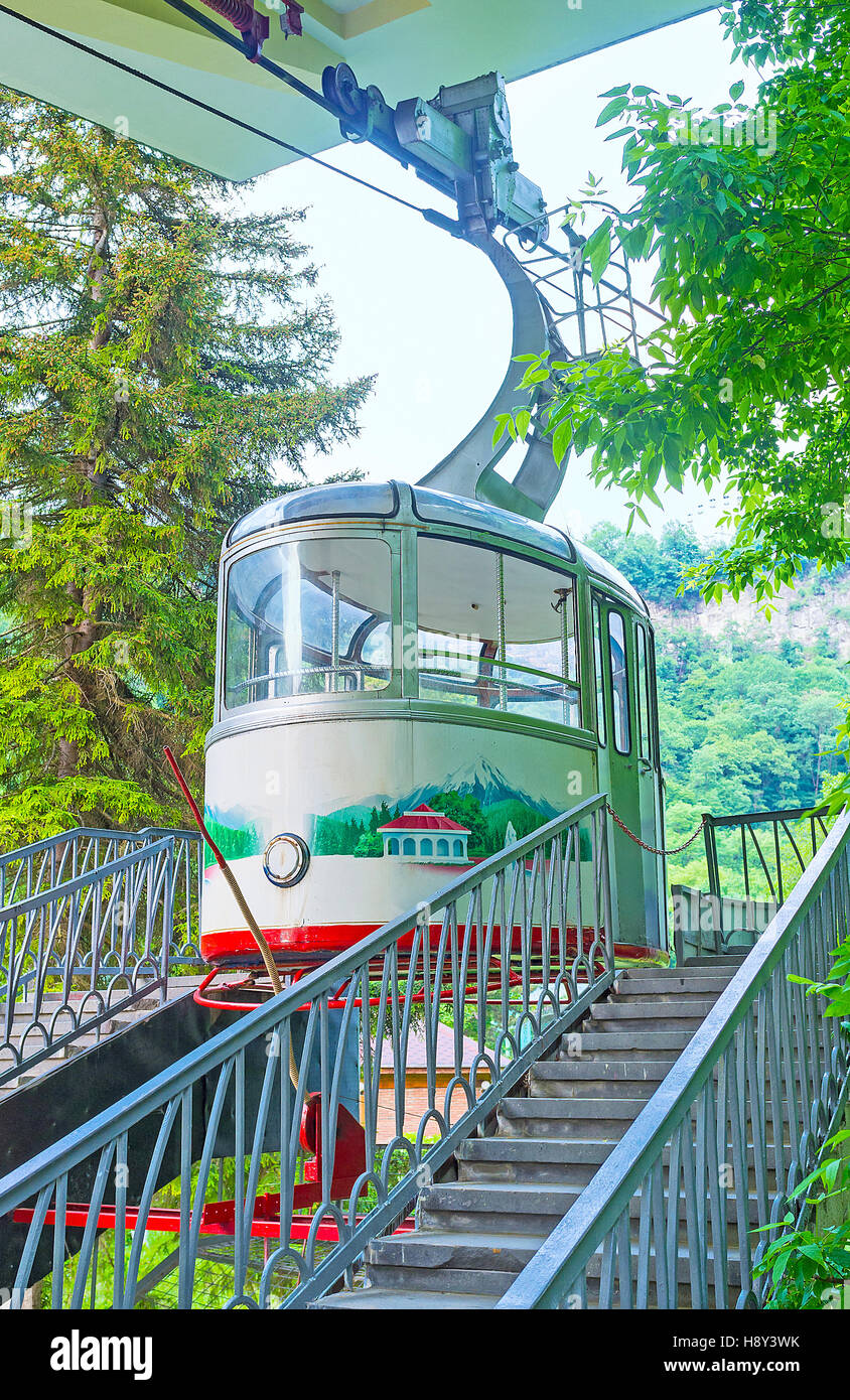 The cable car is the best choice enjoy the Caucasus mountains and ...