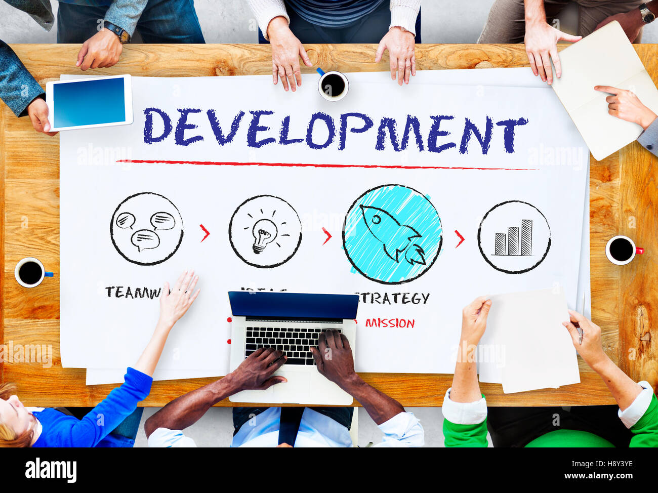 Development Business Plan Growth Strategy Concept Stock Photo - Alamy