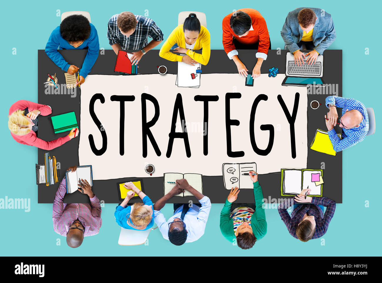 Strategy Planning Solution Vision Tactics Concept Stock Photo - Alamy