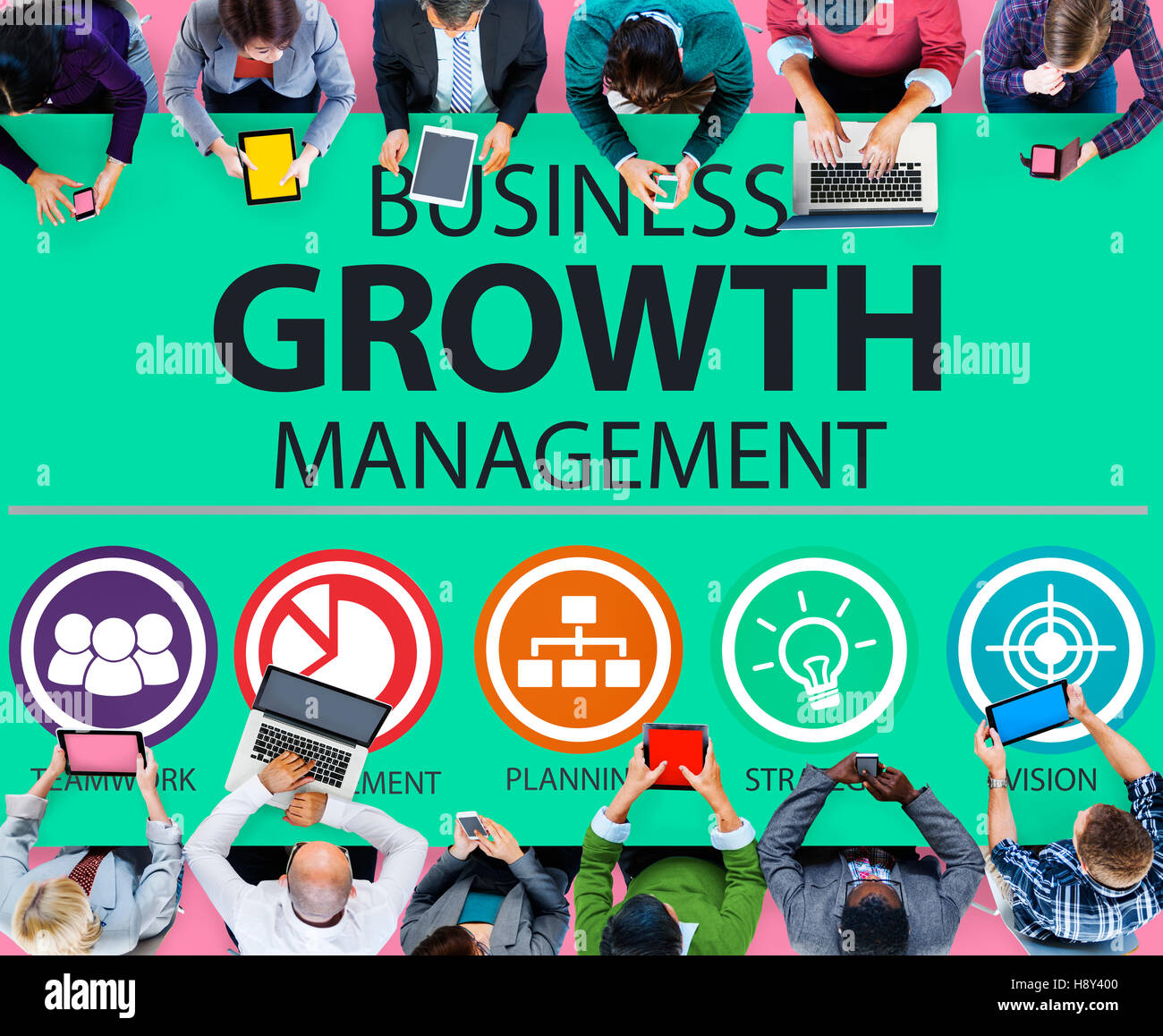 Business Strategy Management Mission Success Concept Stock Photo - Alamy