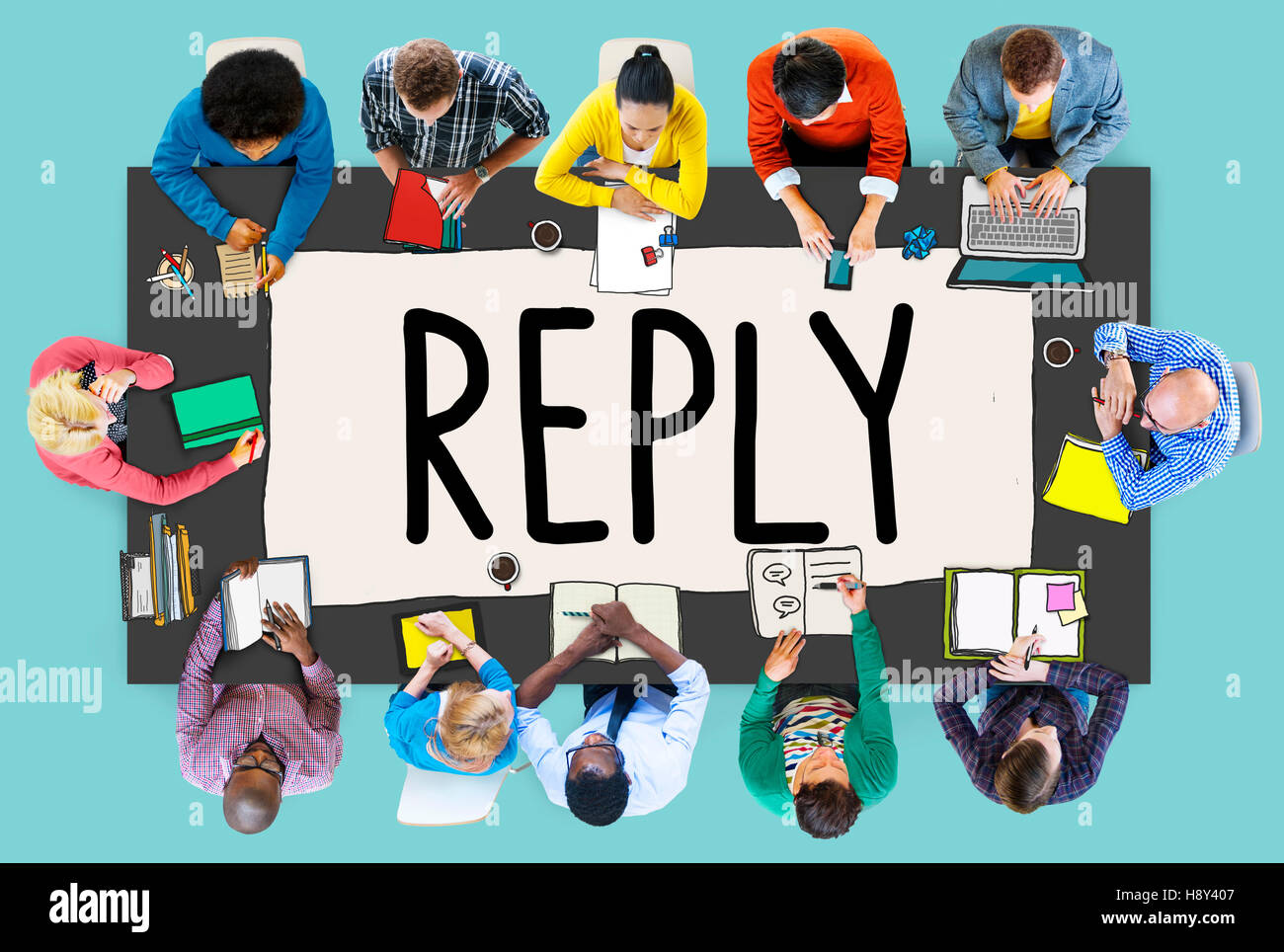 Questions and answers illustration hi-res stock photography and images ...