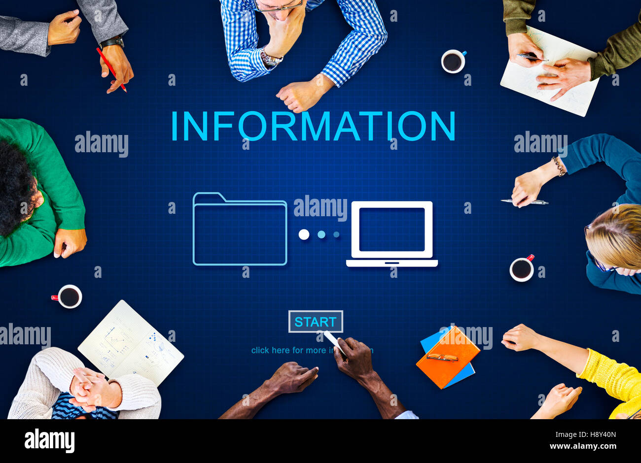 Information Details Facts Communication Sharing Concept Stock Photo - Alamy