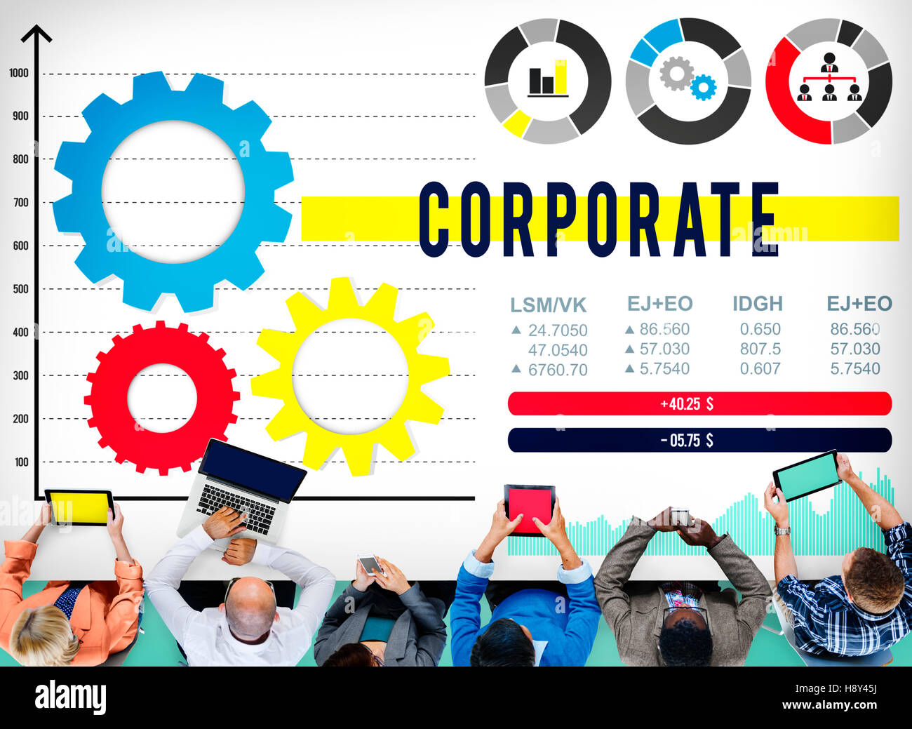 Corporate Leadership Organization Group Goals Concept Stock Photo - Alamy