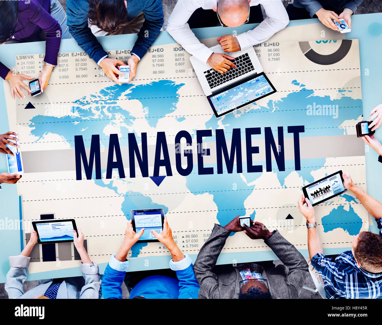 Management Manage Leadership Training Concept Stock Photo - Alamy