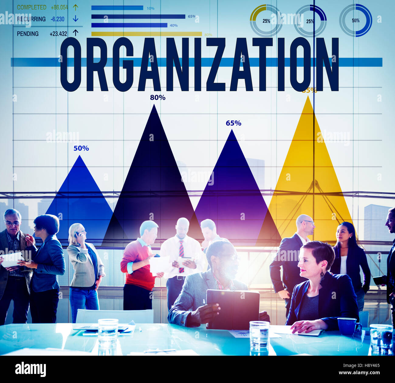 Organization Company Group Corporate Network Concept Stock Photo - Alamy