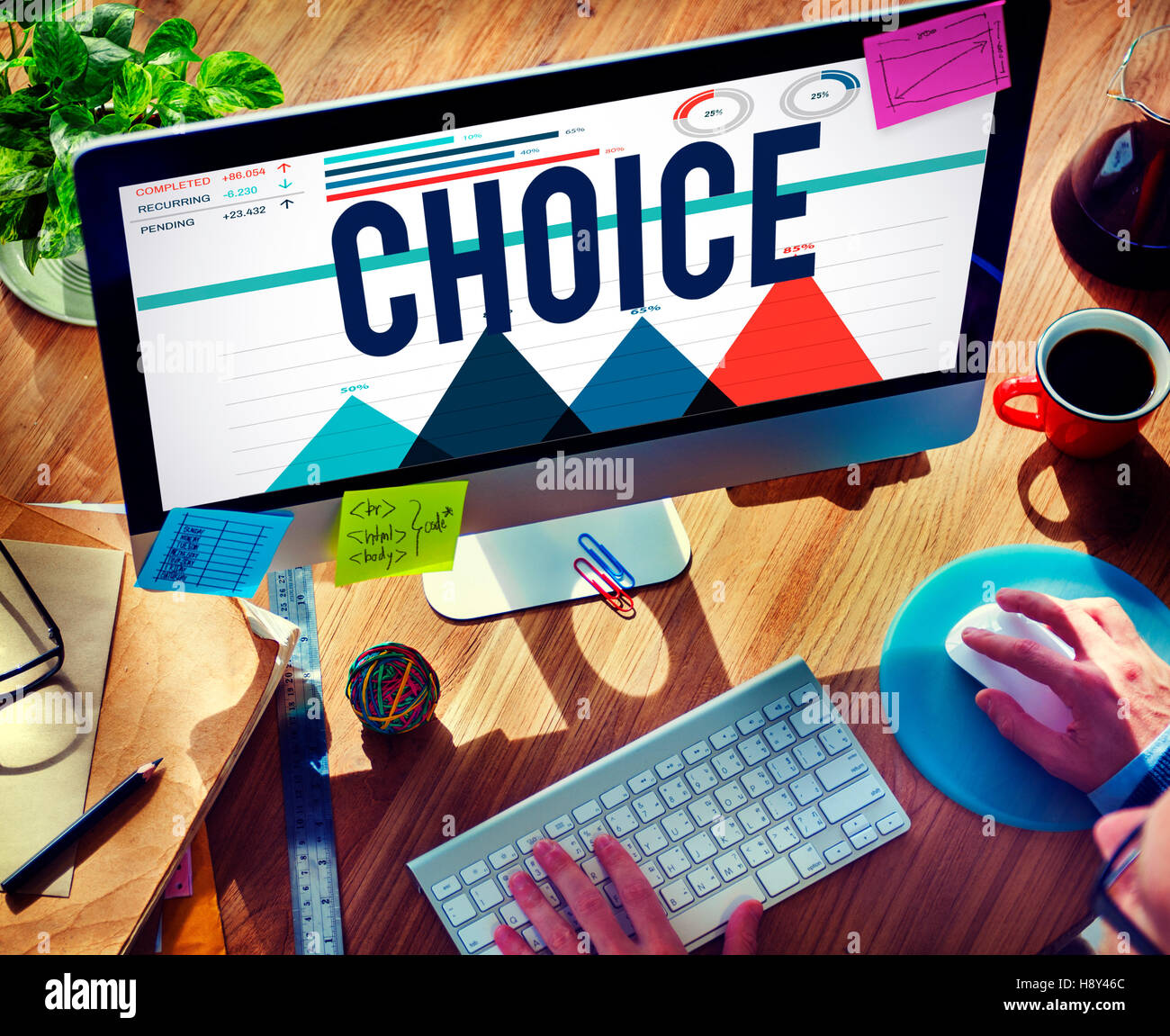 Choice Selection Option Choosing Risk Concept Stock Photo - Alamy