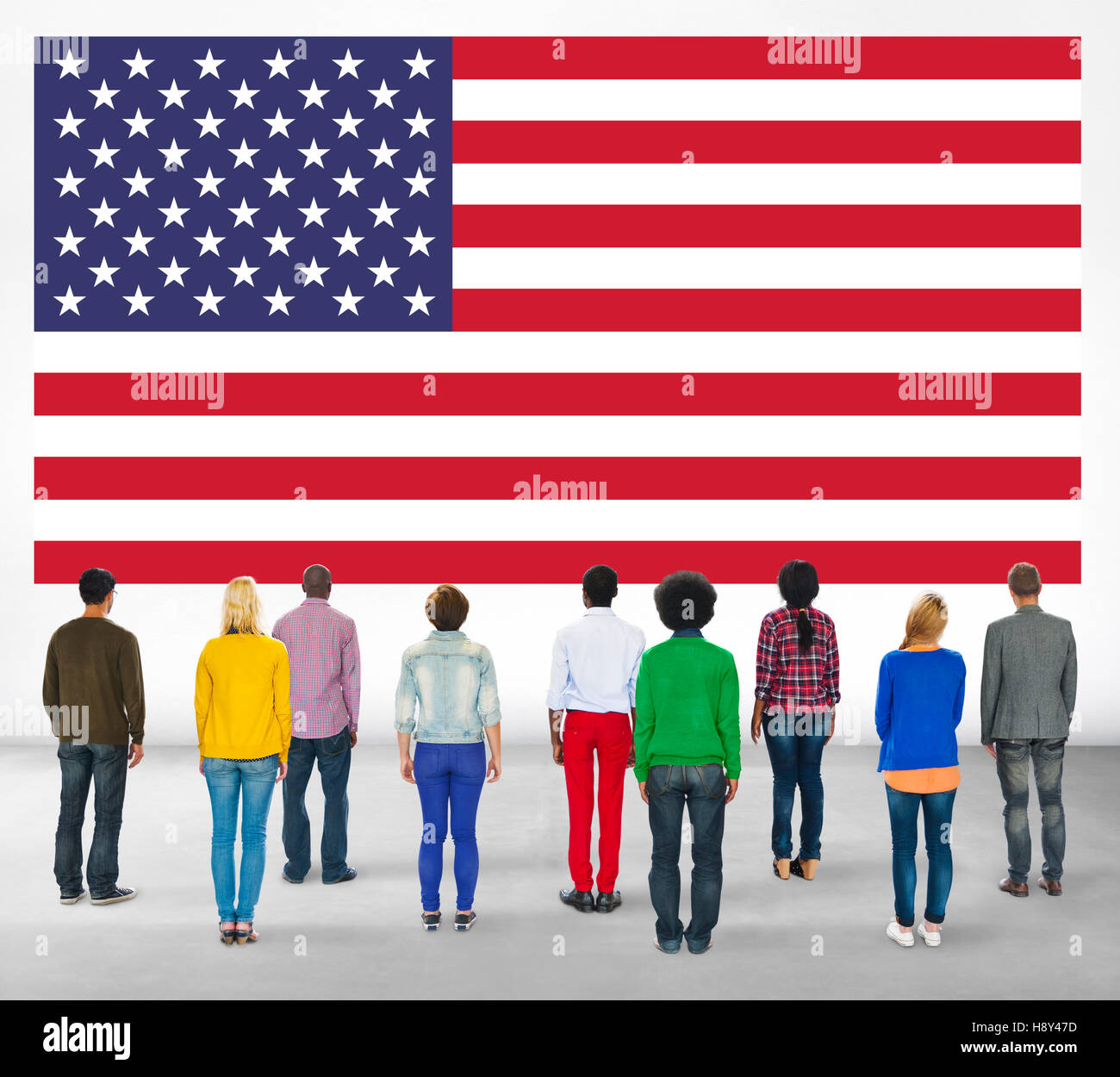 American Flag Nationality Liberty Country Concept Stock Photo - Alamy