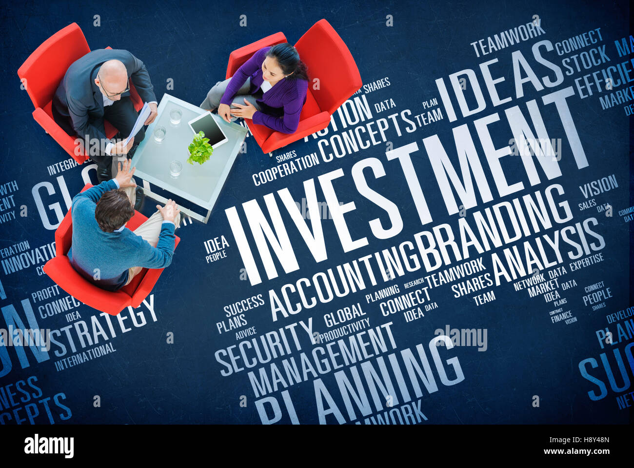 Investment Vision Planning Financial Success Global Concept Stock Photo ...