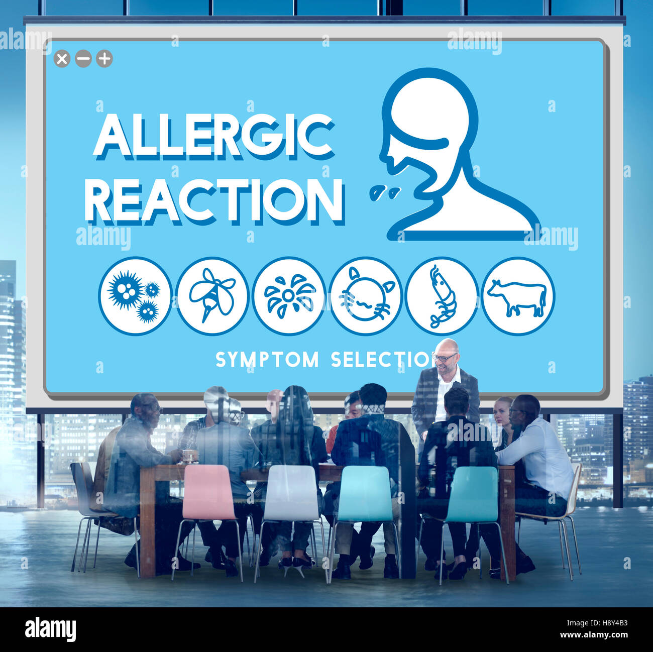 Allergic Reaction Allergy Disorder Sickness Healthcare Concept Stock ...