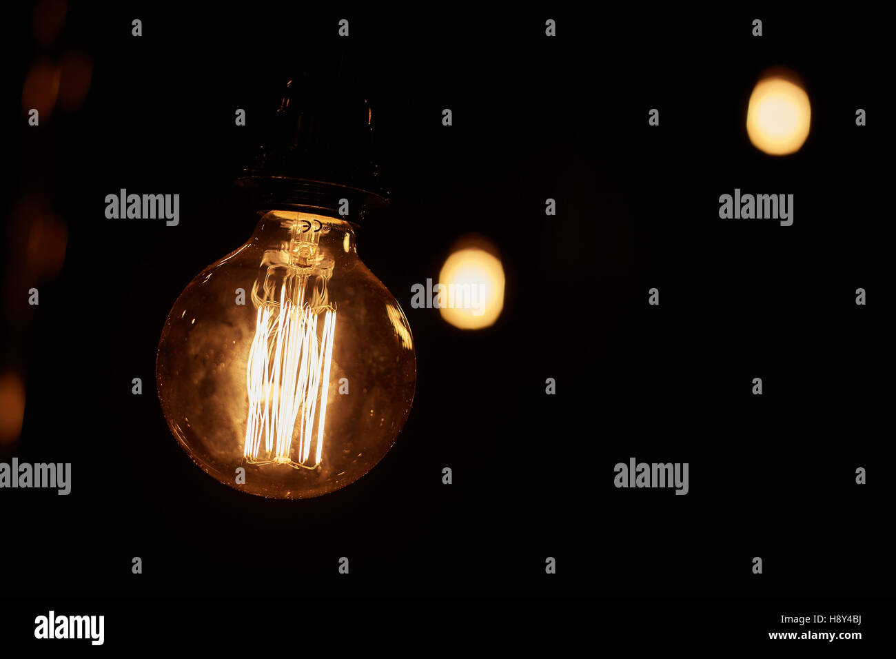 Old vintage lighting decor Stock Photo - Alamy