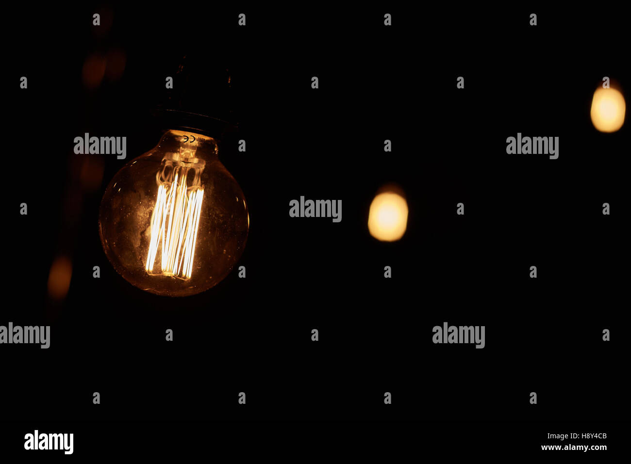 Old vintage lighting decor Stock Photo - Alamy