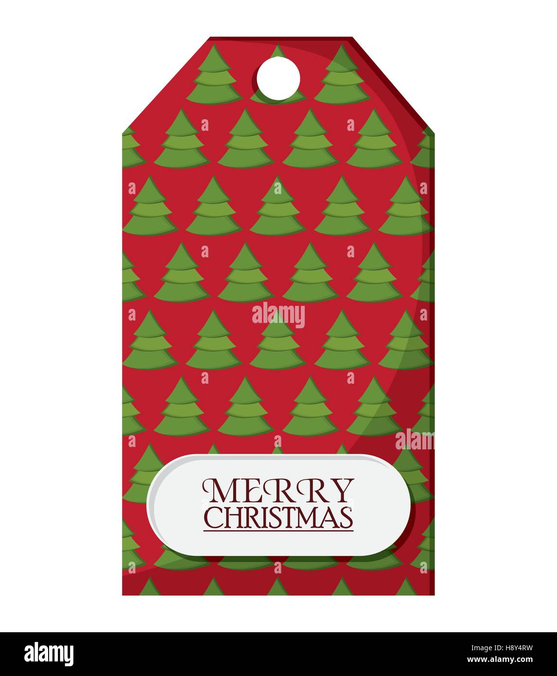Pine tree label of Christmas season design Stock Vector Image & Art - Alamy