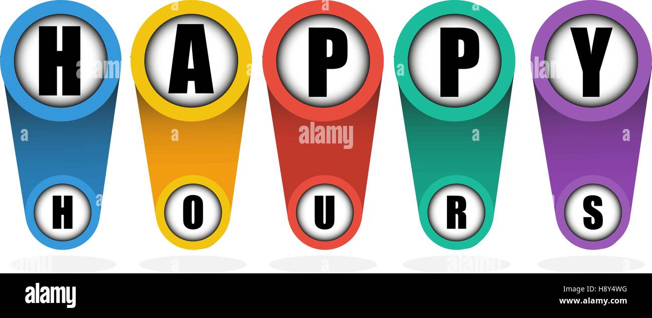 Happy Hours Backgrounds , Illustrator , Vector Stock Vector Image & Art ...