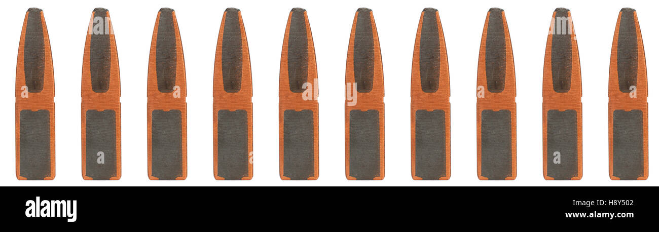 Half bullets hi-res stock photography and images - Alamy