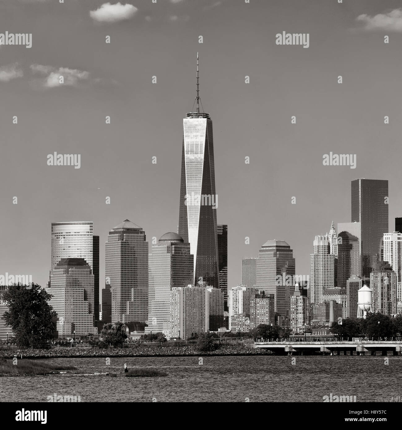 NEW YORK CITY- SEP 20: One World Trade Center in Manhattan Downtown on ...