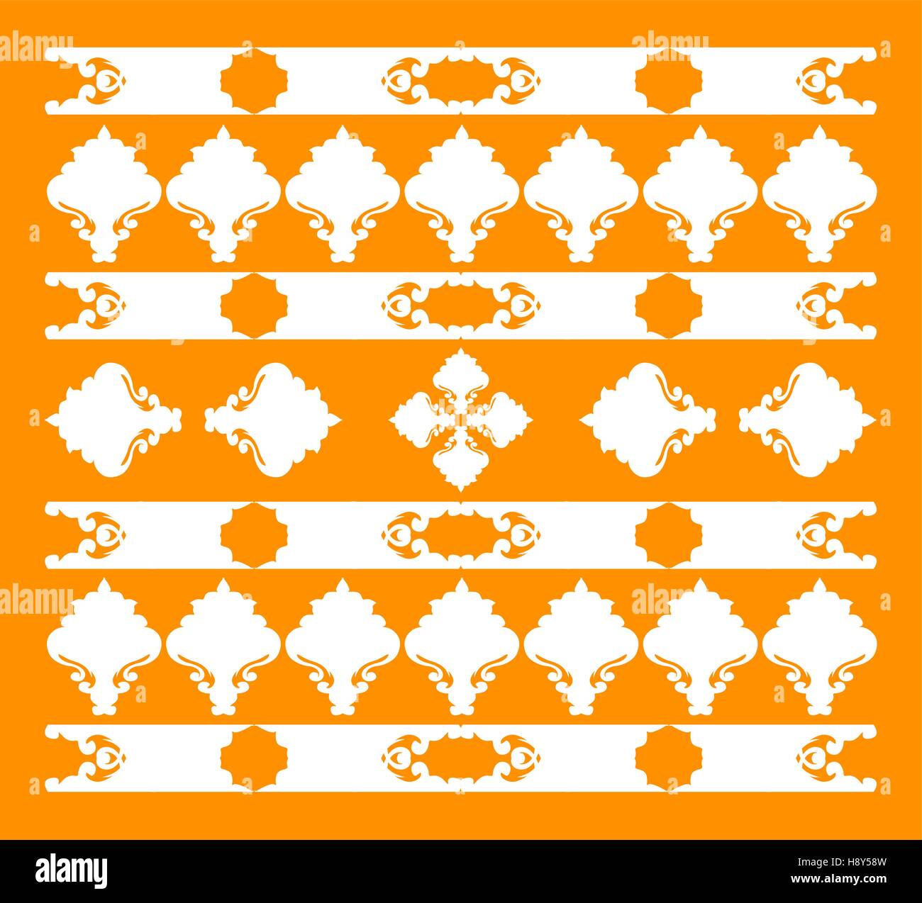 Vector seamless pattern illustration Stock Vector Images - Alamy
