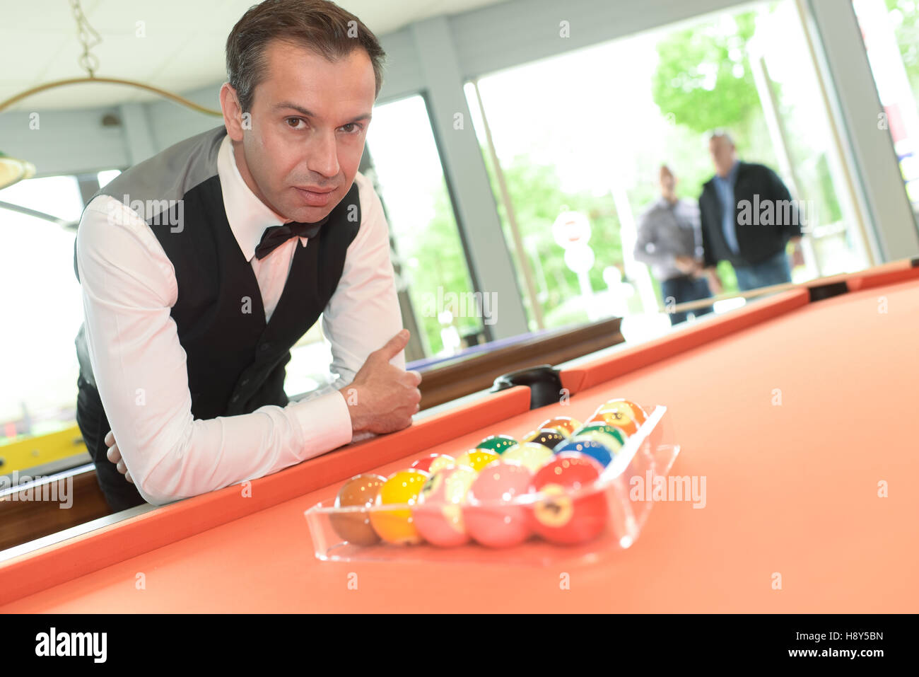 Billiard pool motion hi-res stock photography and images - Alamy