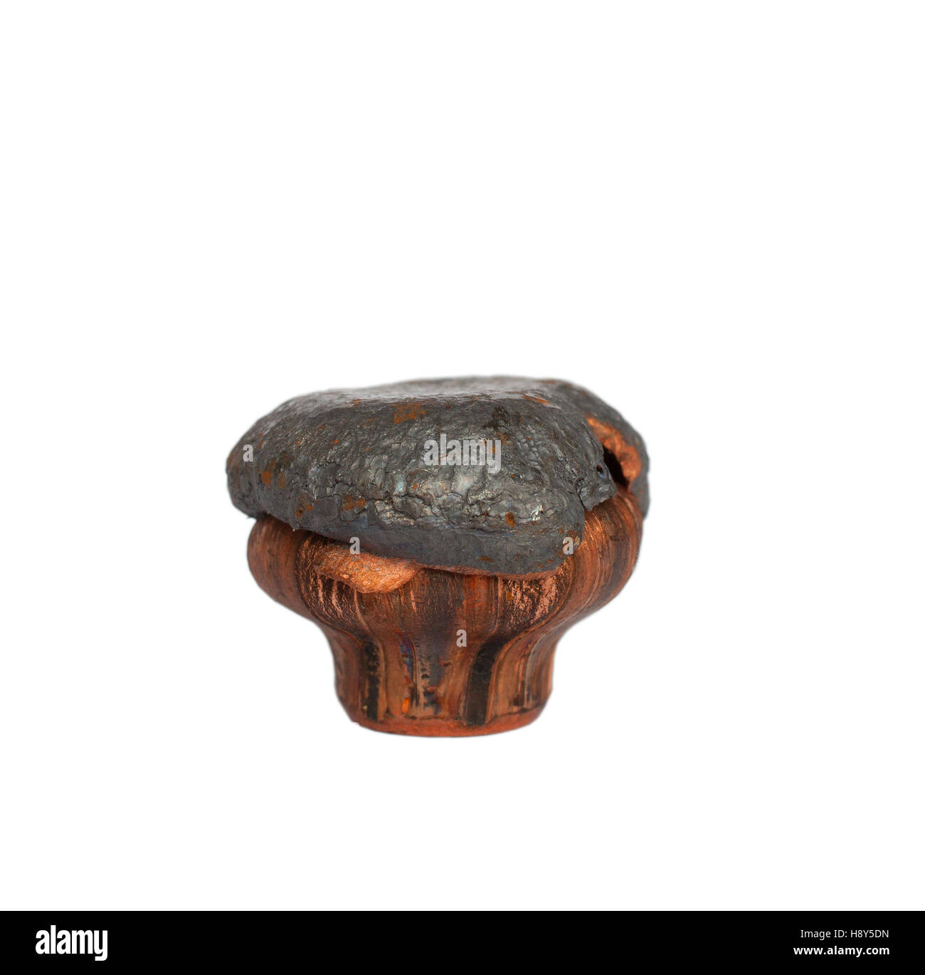 Bullet that has impacted its targets and fully expanded Stock Photo - Alamy