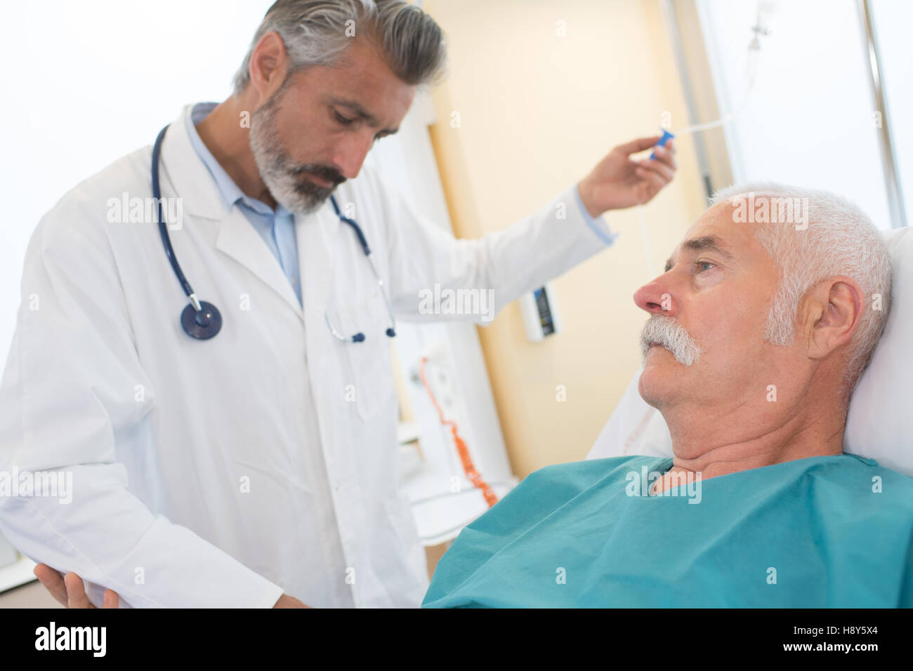 Clinician patient hi-res stock photography and images - Alamy