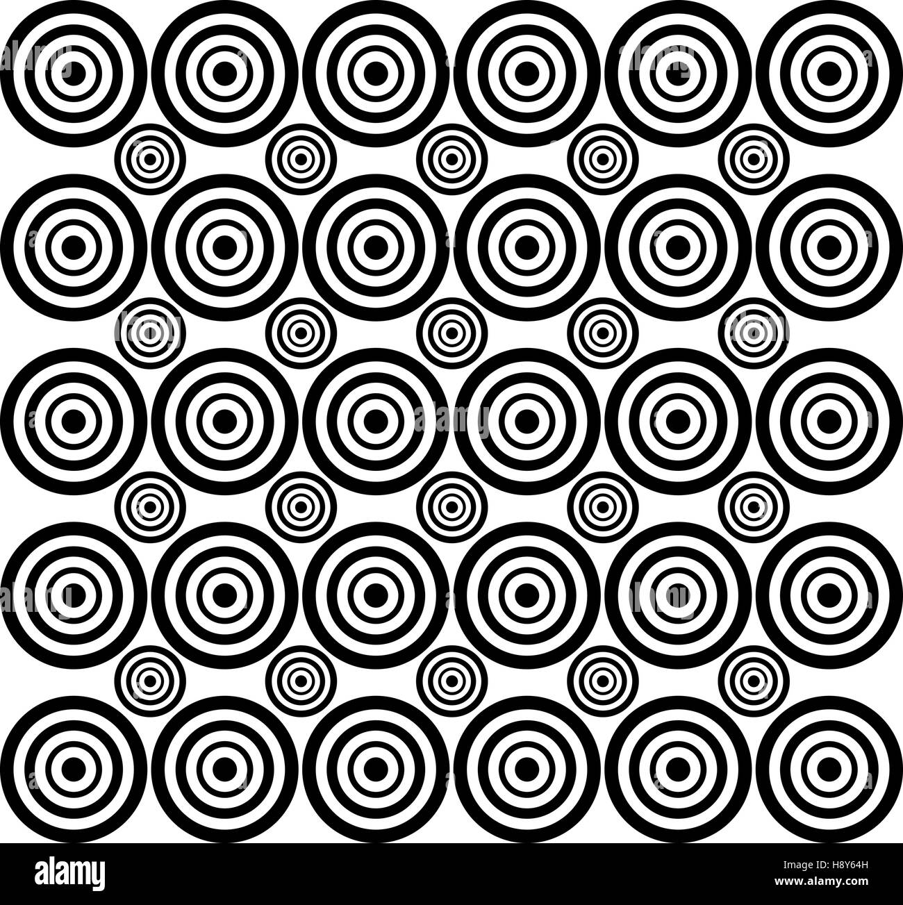 Illustrated flower pattern Black and White Stock Photos & Images - Alamy