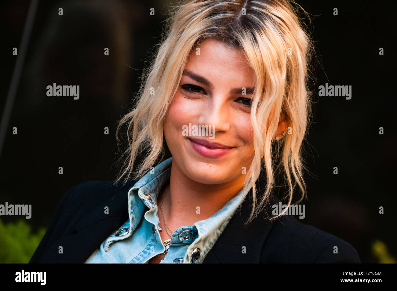 Roma, Italy. 16th Nov, 2016. Emma Marrone during photocall of "La Cena ...
