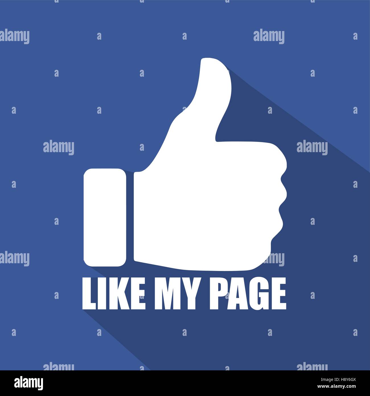 Like My Page Background Stock Vector Image & Art - Alamy