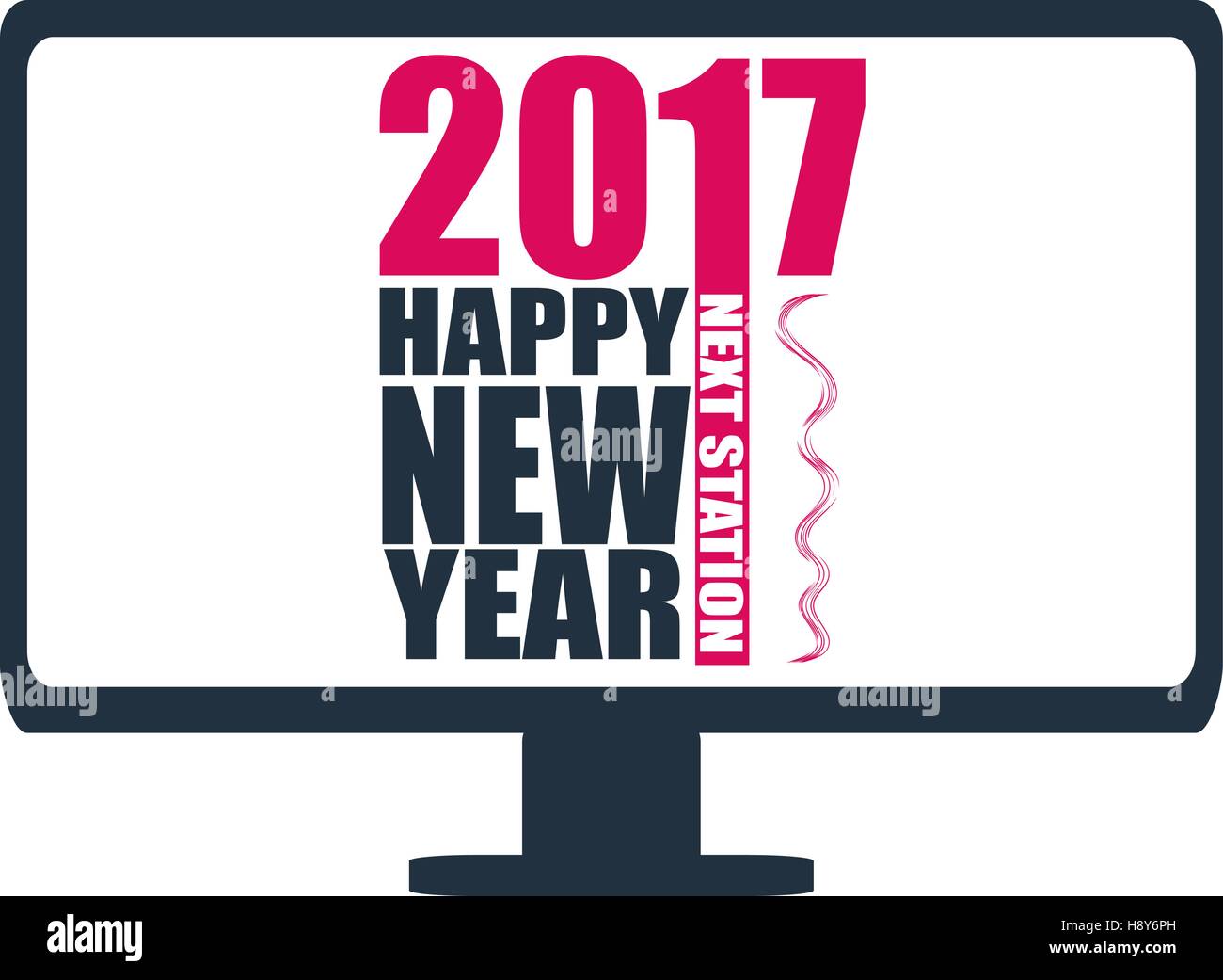 Screen station Stock Vector Images - Alamy