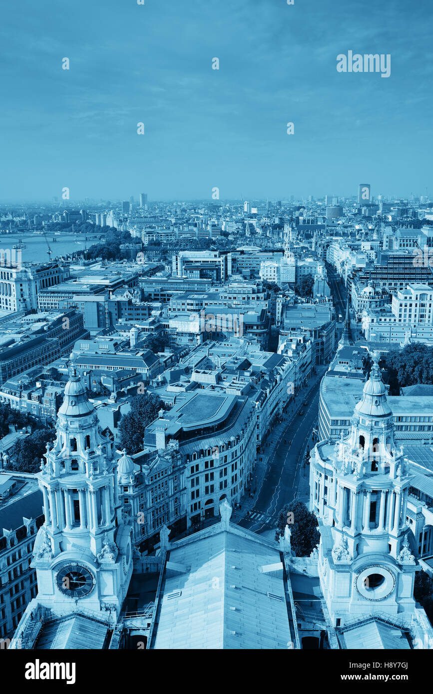 London rooftop view panorama with urban architectures Stock Photo - Alamy
