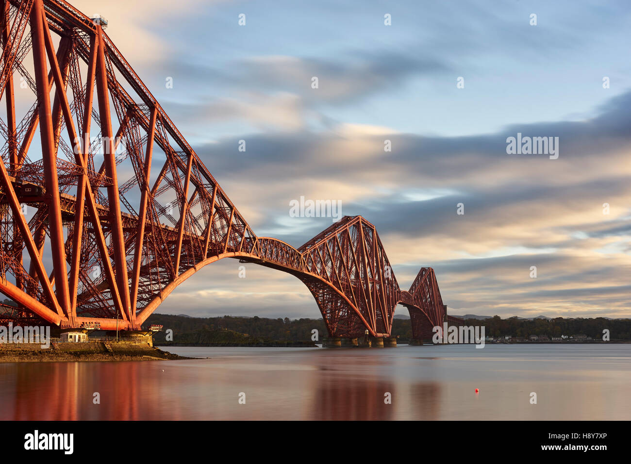 The Forth Rail Bridge from North Queensferry, Fife, Scotland Stock ...