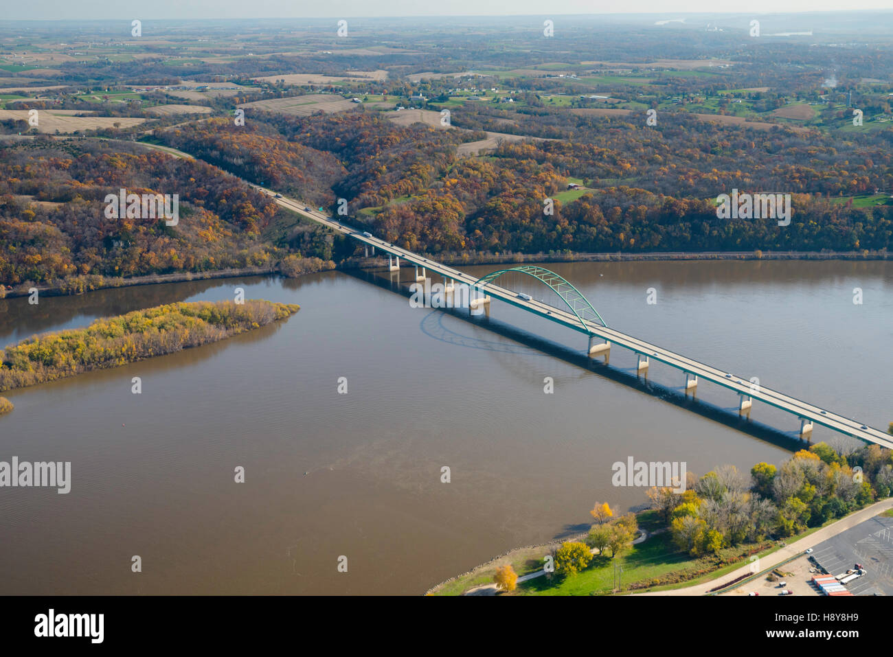 Mississippi River Aerial High Resolution Stock Photography and Images ...