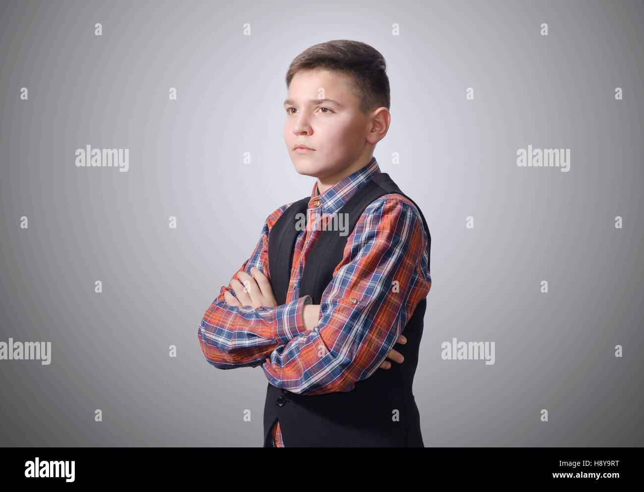 Modern teenager thinking hi-res stock photography and images - Alamy