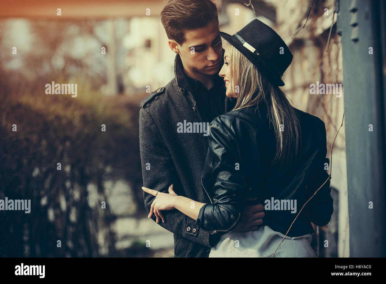 Young beautiful couple Stock Photo - Alamy