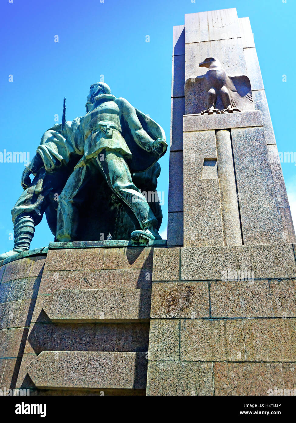 Messina marble tribute to WWII Italian airmen Stock Photo - Alamy