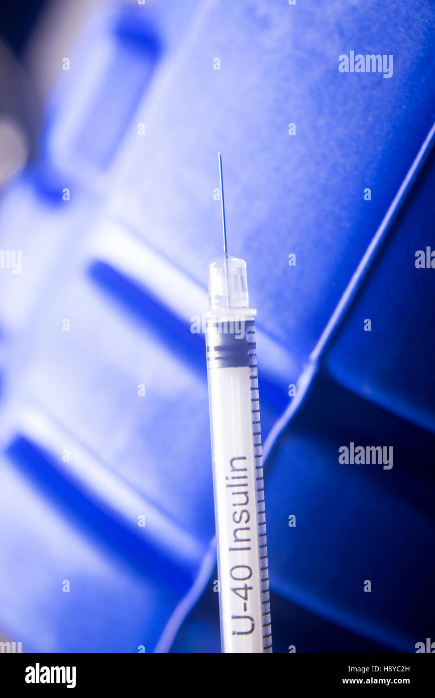 Medical injection syring hypodermic needle for insulin injections in ...