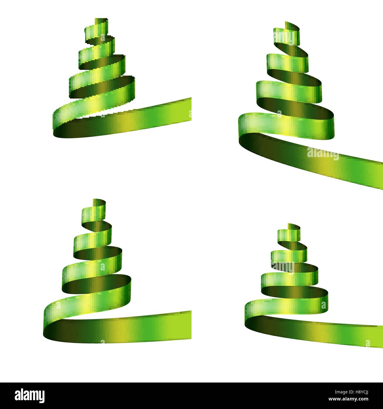 Christmas tree design concept curl hi-res stock photography and images ...