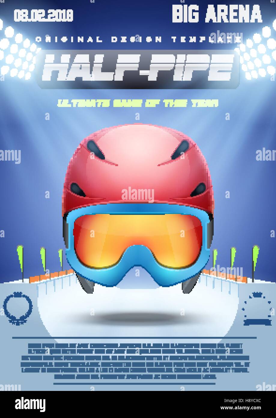 Poster Template of Winter Games Stock Vector Image & Art - Alamy