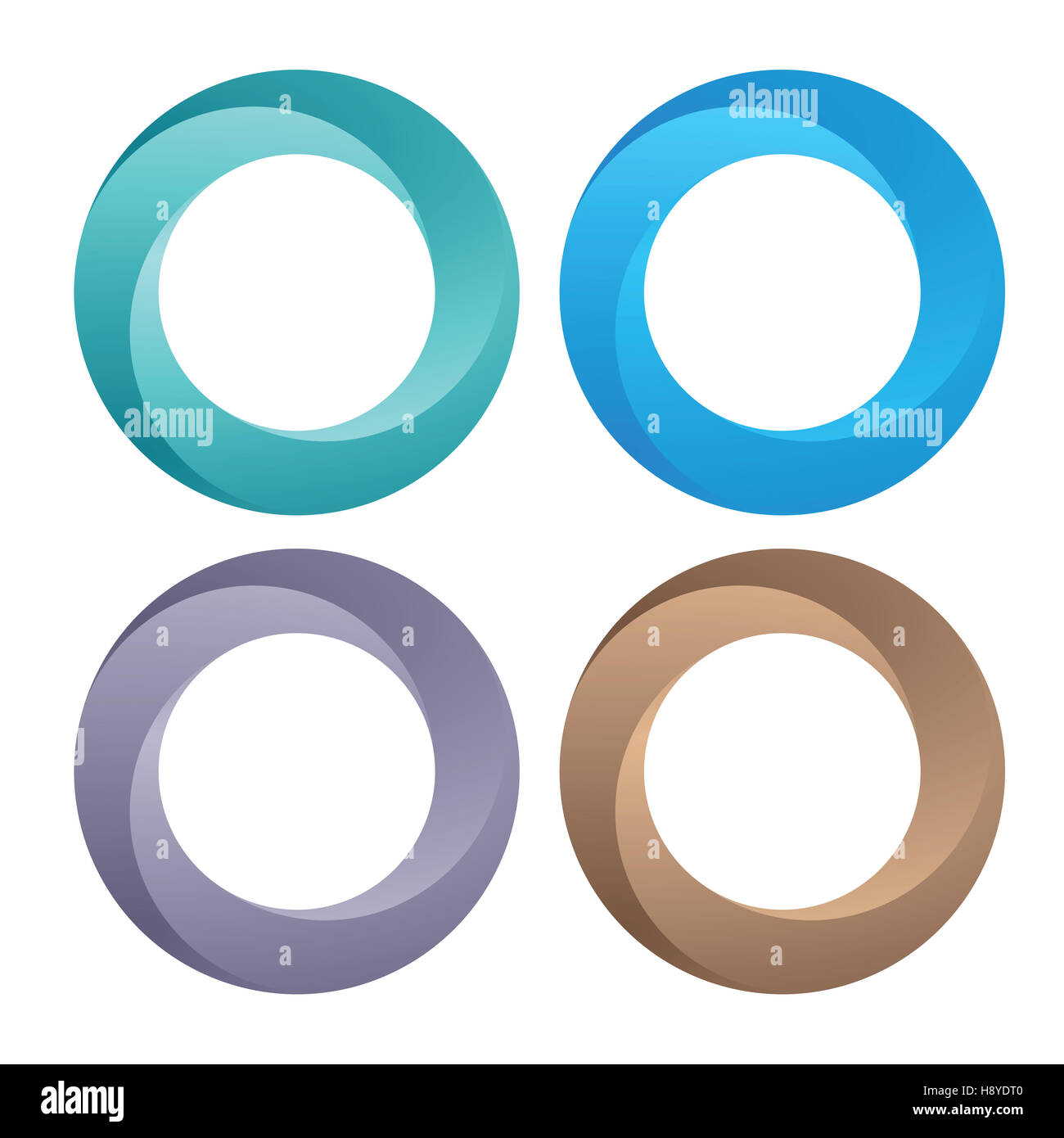 Circle symbols, icon, sign Stock Photo - Alamy