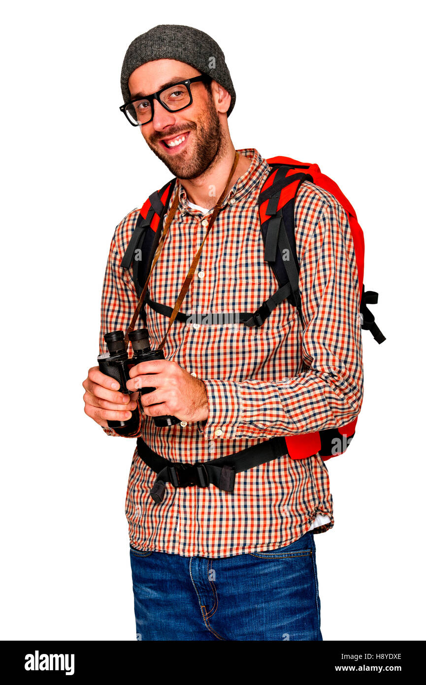 White male hiking hi-res stock photography and images - Alamy