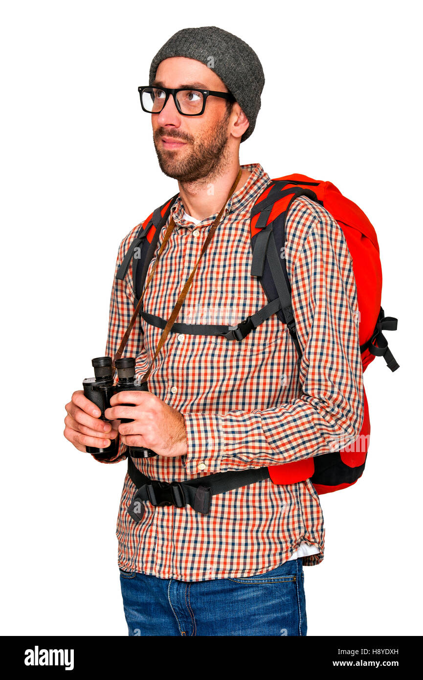 White male hiking hi-res stock photography and images - Alamy
