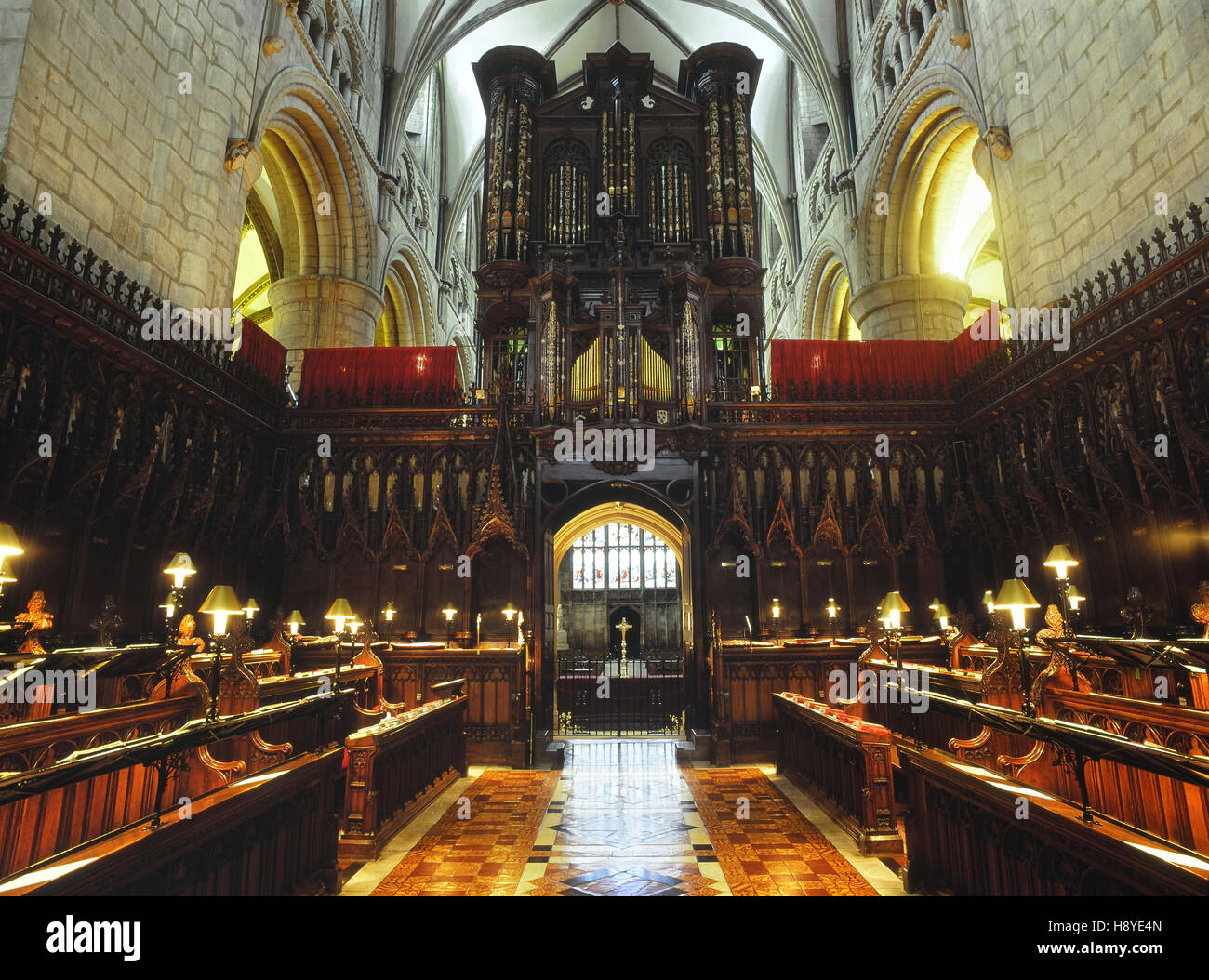 Organ interior gloucester hi-res stock photography and images - Alamy