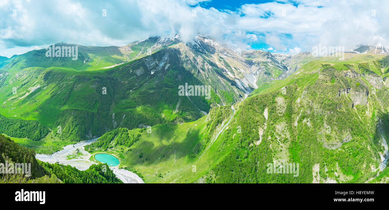 The Cross Pass is the perfect viewpoint, overlooking the peaks of ...
