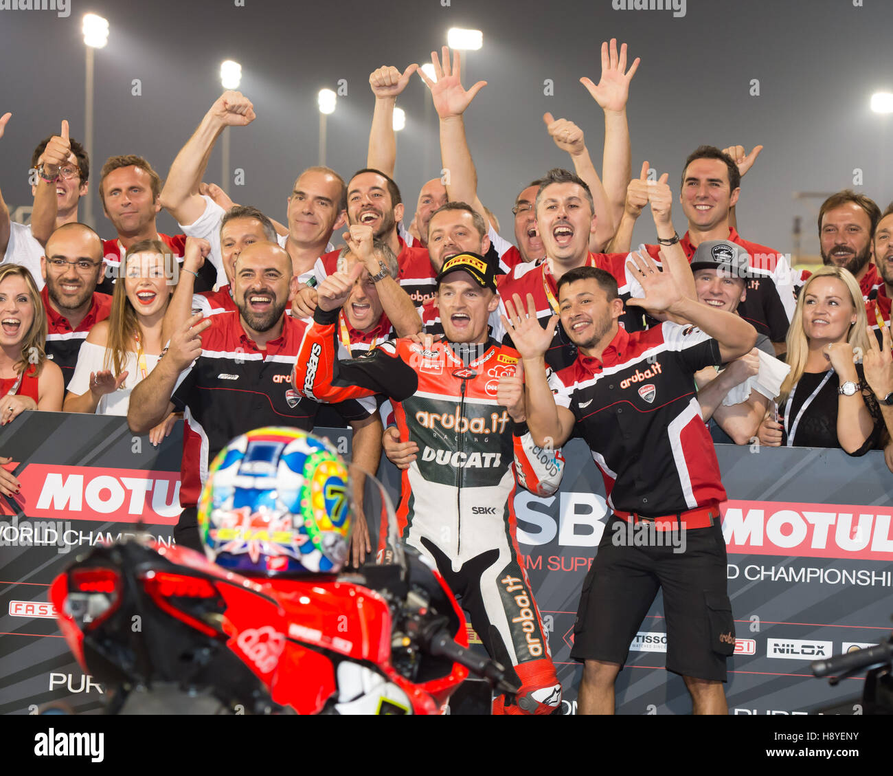 Losail International Circuit, Qatar. 30th Oct, 2016. Ducati rider rider ...
