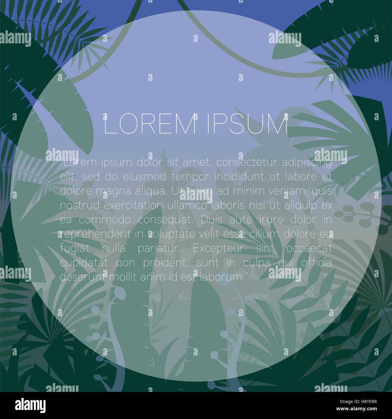 Amazon jungle drawing Stock Vector Images - Alamy