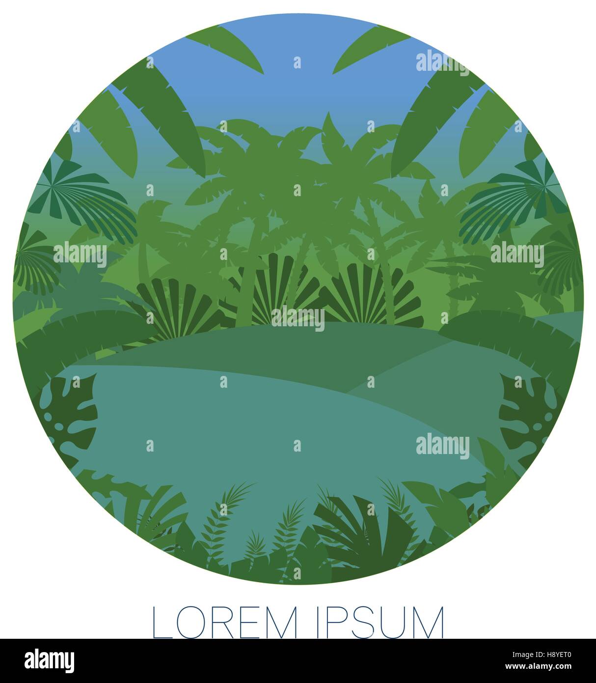 Amazon jungle drawing hi-res stock photography and images - Alamy