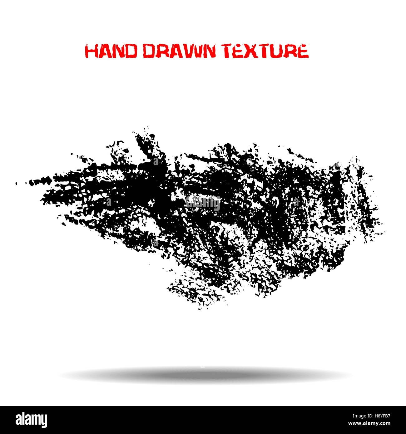 Abstract black sponge stains texture. Design for your brushes and ...