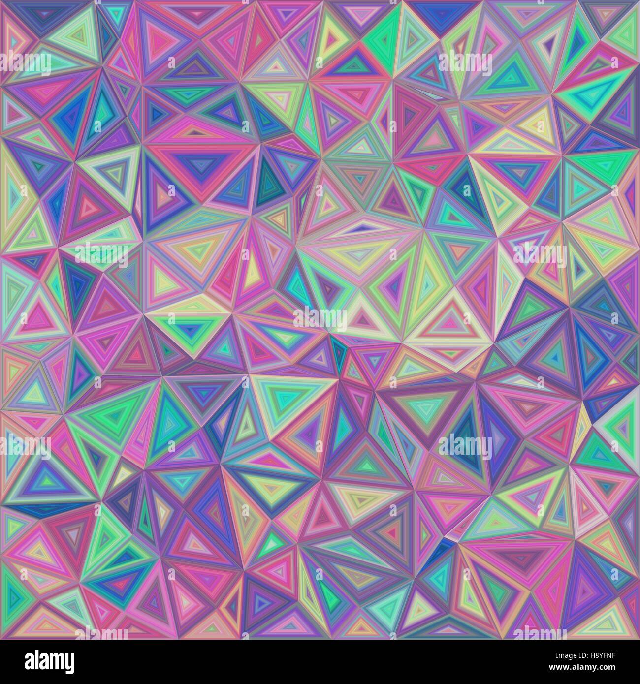 Retro Irregular Triangle Mosaic Background Stock Vector Image And Art Alamy