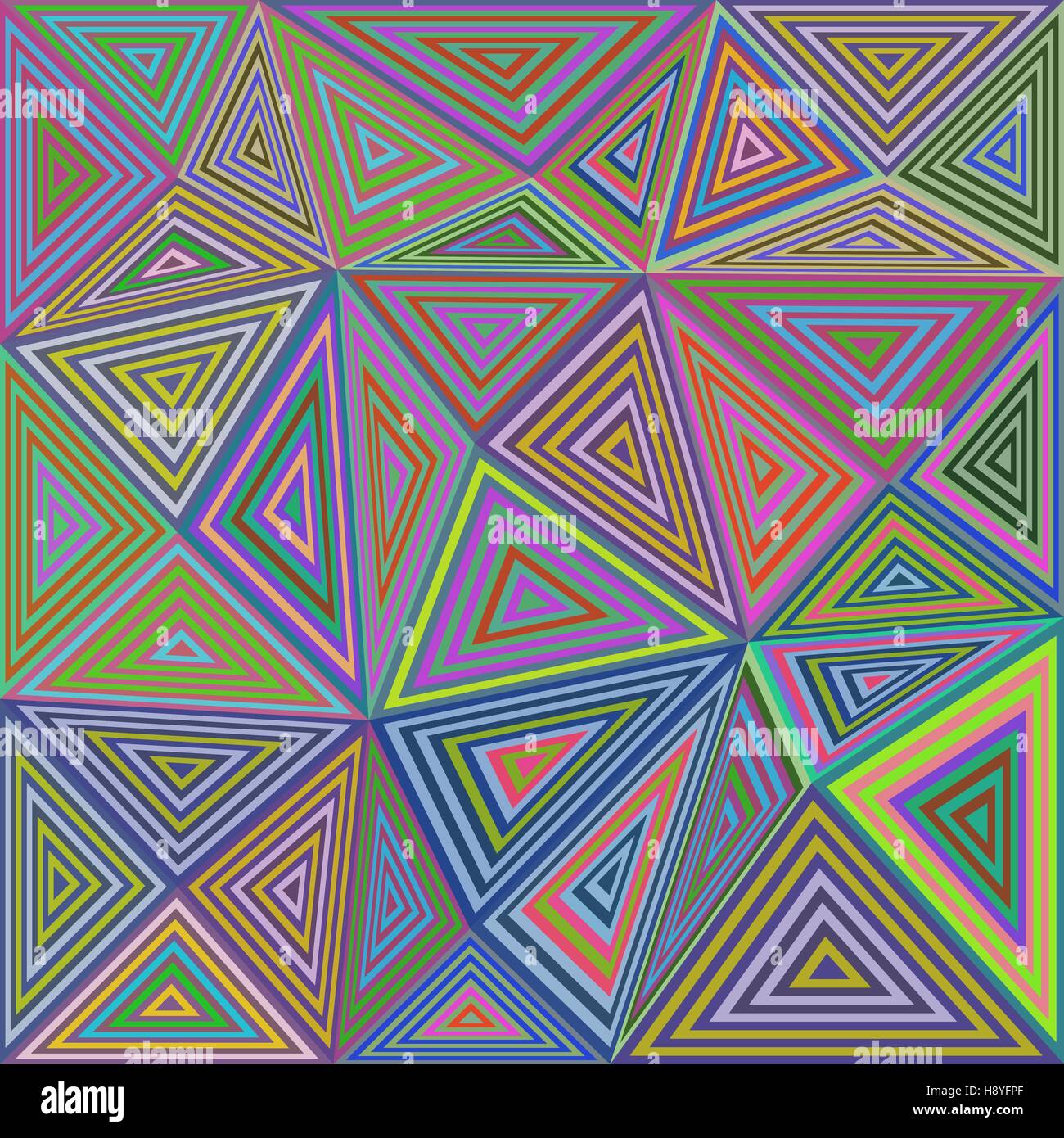 Concentric tiled mosaic Stock Vector Images - Alamy